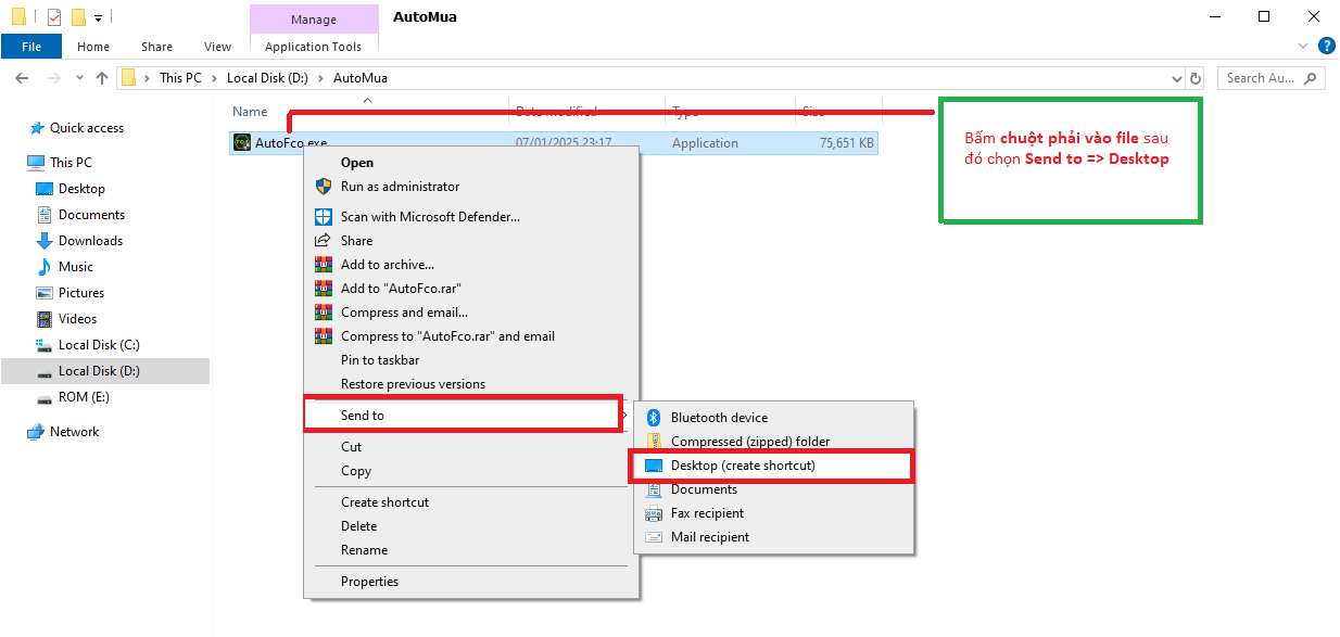 Hướng Dẫn Cài Đặt AutoMua
